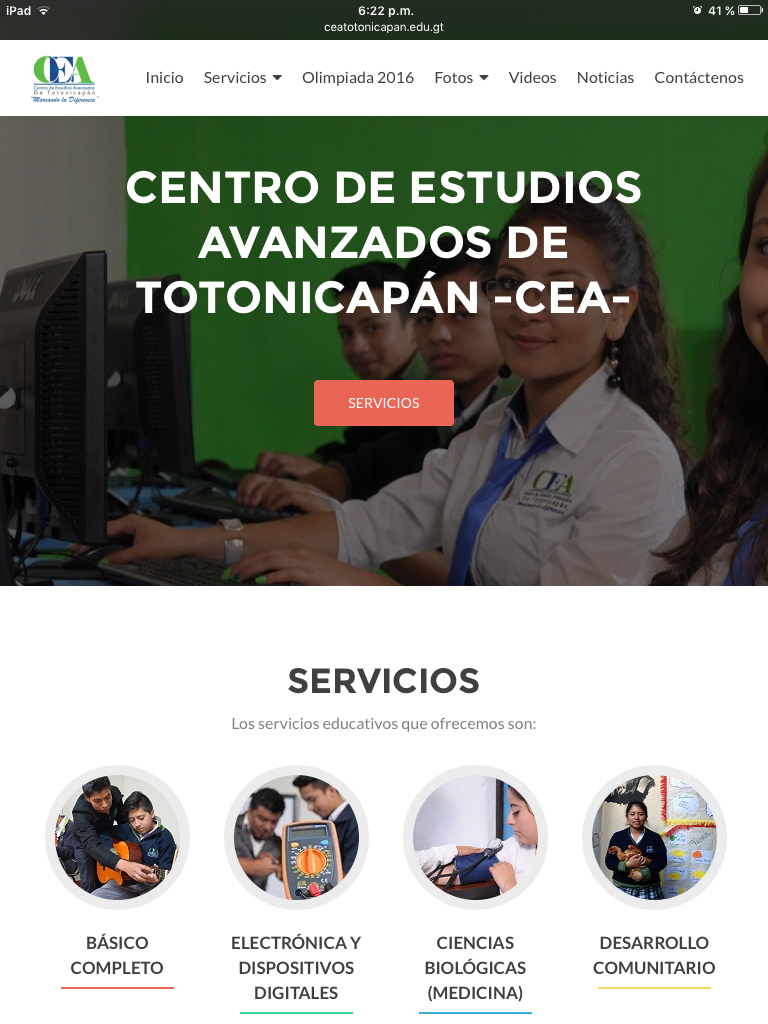 Sitio Oficial del Centro de Estudios Avanzados de Totonicapán